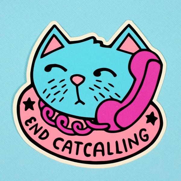 End Catcalling Vinyl Sticker – Heartbreak Boutique